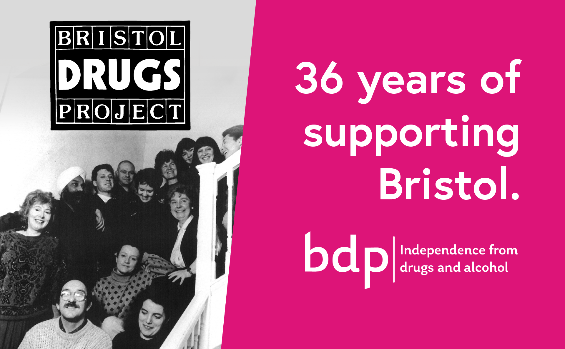 It's our birthday! 36 years of supporting Bristol - Bristol Drugs Project