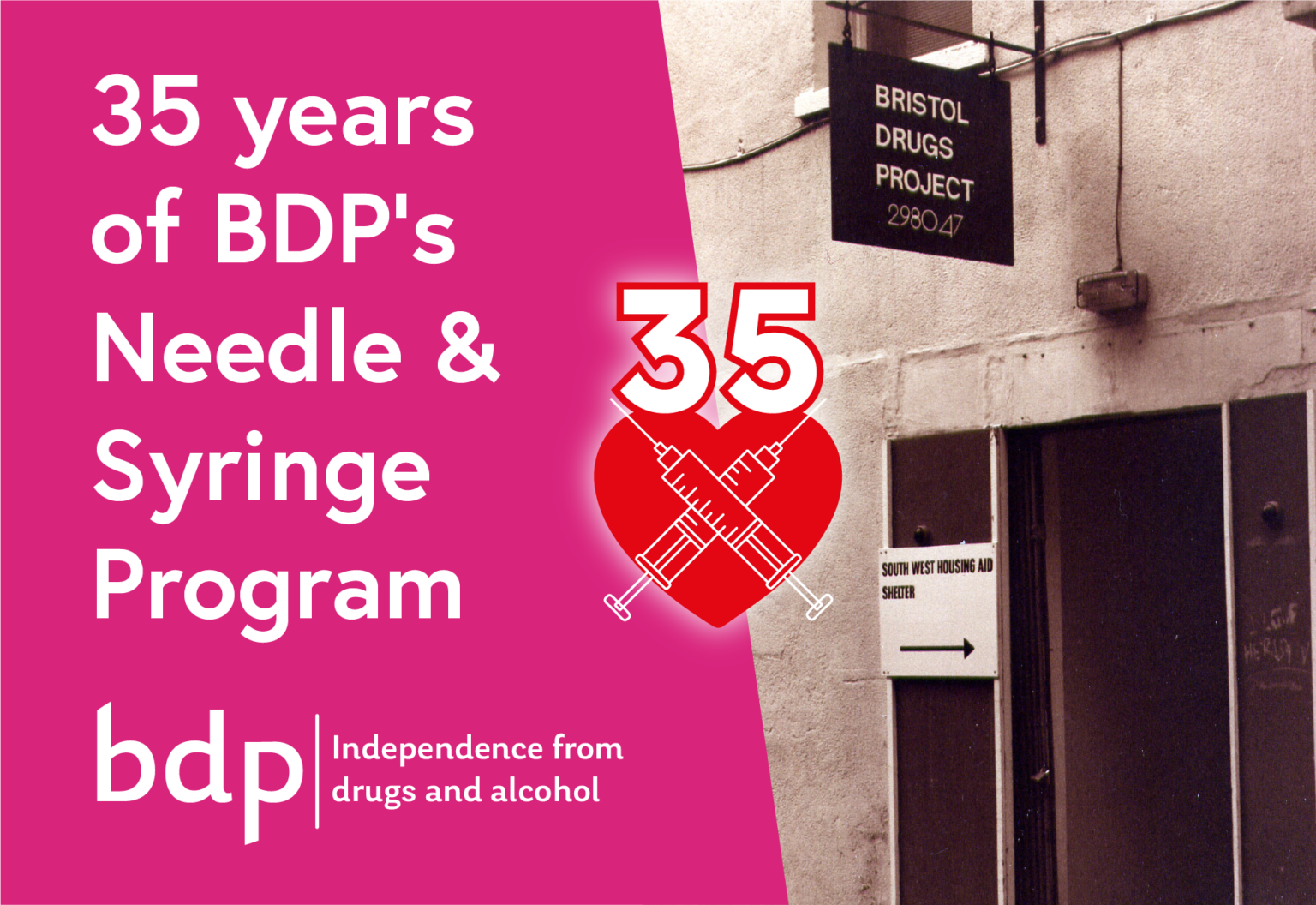 35th Anniversary of BDP's Needle & Syringe Program - Bristol Drugs Project