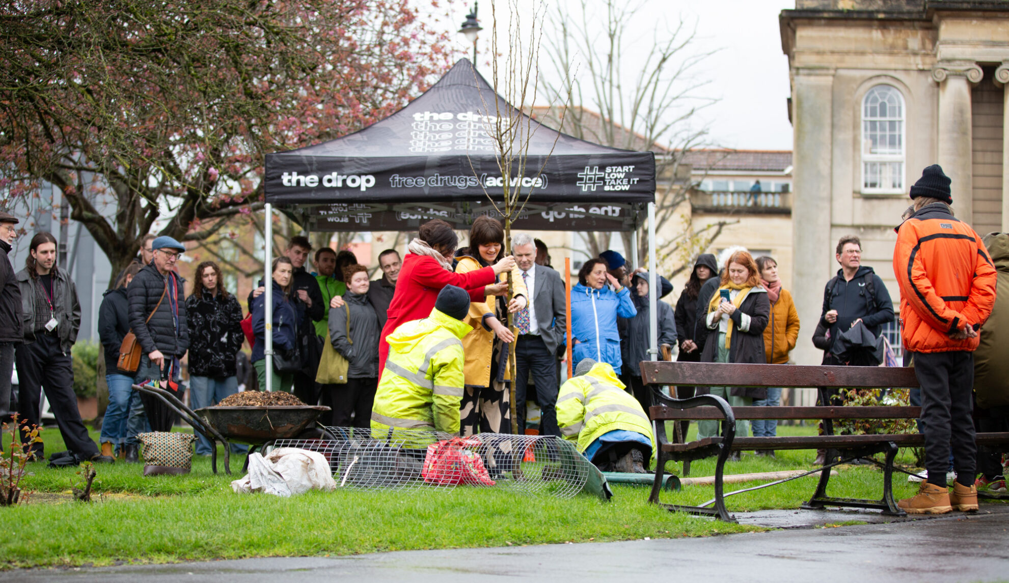 Tree Planting in Memory of Maggie Telfer OBE - Bristol Drugs Project